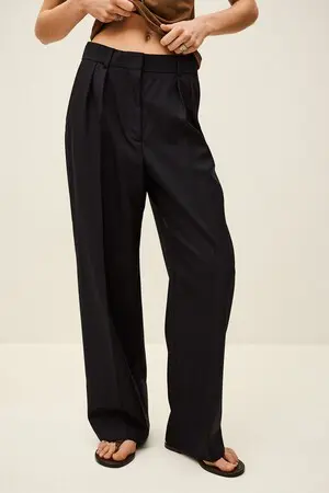 Ba&sh Nani Wide-leg Wool Pants