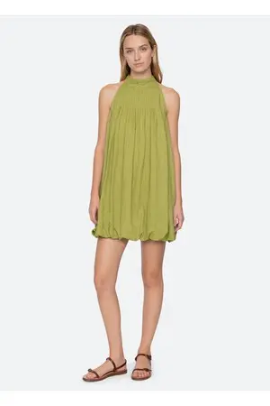 Sea Violet Mini Dress - Green