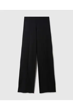 Stella McCartney Compact Knit Straight-leg Trousers