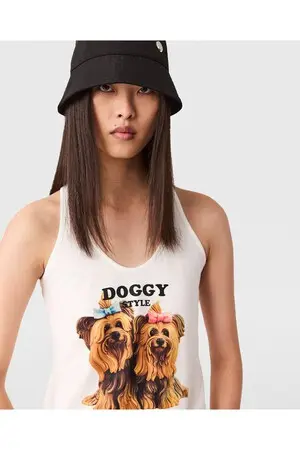 Stella McCartney Jeff Koons Doggy Style Tank