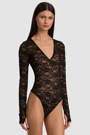 Alice + Olivia Sheer Bodysuits