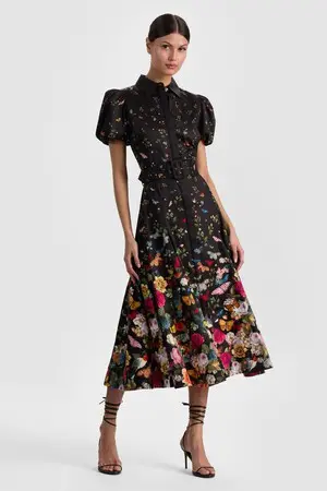 Alice + Olivia Button Detailed Dresses