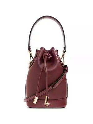 Fendi Mini Mon Tresor Drawstring Leather Tote Bag