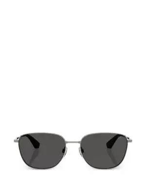 Burberry Square-frame Sunglasses - Silver