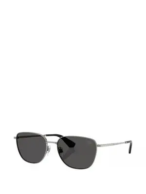 Burberry Square-frame Sunglasses - Silver