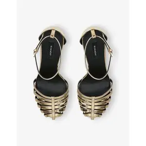 Givenchy Cage 95 Leather Heeled Sandals
