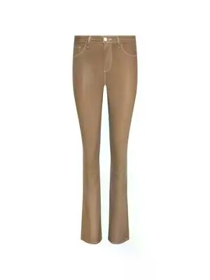 L'Agence High-rise Bootcut Jeans With Contrast Topstitching