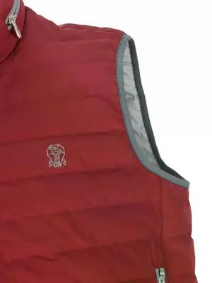 Brunello Cucinelli Quilted Gilet - Red