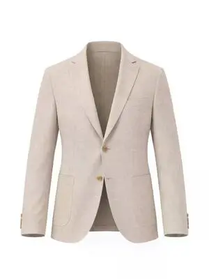 MAURIZIO BALDASSARI Notched-lapel Blazer - Neutrals