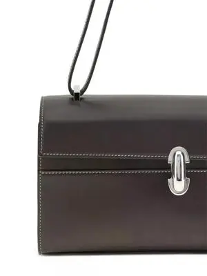 Savette Shoulder Bag In Calf Leather - Brown