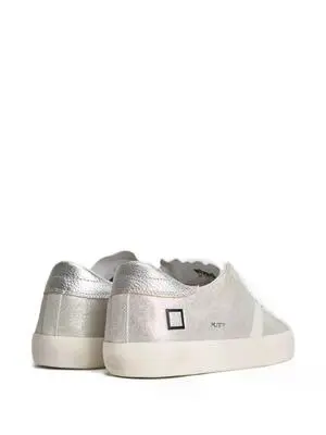 D.a.t.e. Hill Low Stardust Metallic Sneakers - Silver