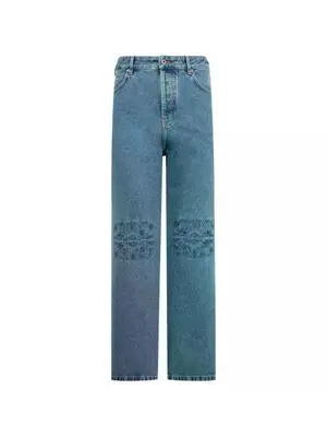 Loewe Embroidered Jeans For Men
