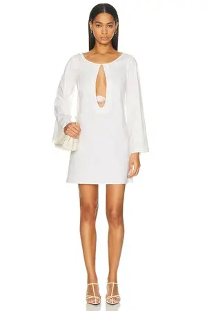 MARLIES GRACE Ocean Mini Dress - White