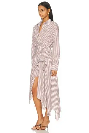 Monse Deconstructed Dress - Brown