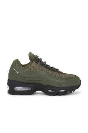 Nike Air Max 95 Big Bubble Sneakers - Cargo Khaki, Medium Olive, & Black