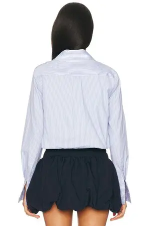 Monse Fold-up Cropped Shirt