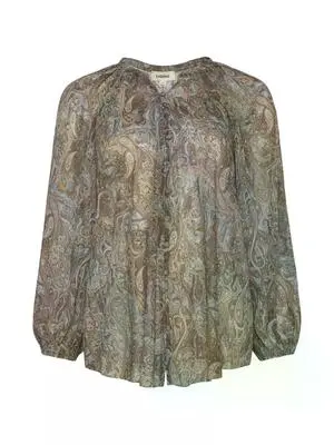 L'Agence Teagan Paisley Blouse