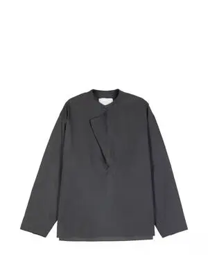 Studio Nicholson Solis Drape Collar Shirt - Grey