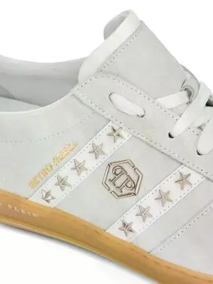 Philipp Plein Rebel Star Embellished Low-top Sneakers - Grey