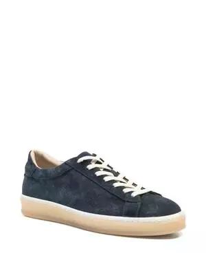 Eleventy Lace-up Leather Sneakers