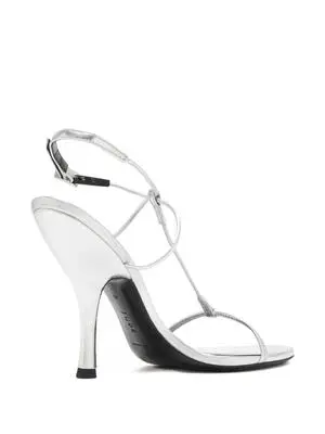 JUDE Mixer Metallic Sandals - Silver