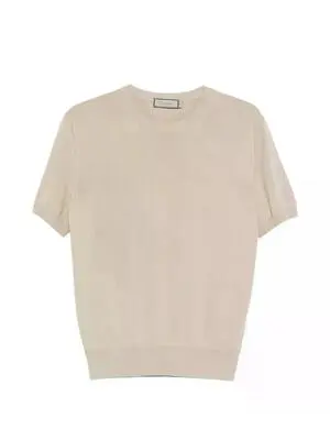 Canali Short-sleeve Knitted T-shirt