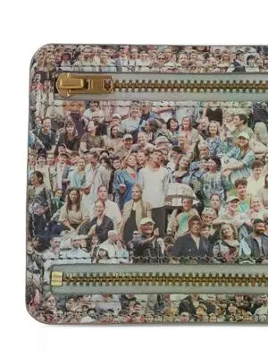 BLESS Faces-print Clutch
