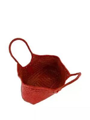 Dragon Diffusion Herringbone Leather Tote