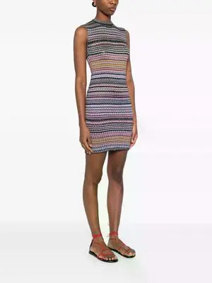 Missoni Striped Mini Dress - Black