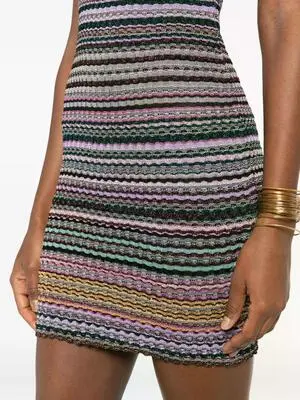 Missoni Striped Mini Dress - Black