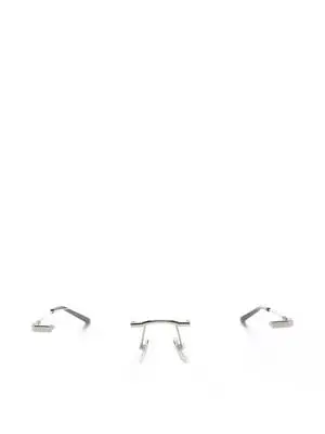 Gucci Rimless Eyeglasses - Silver