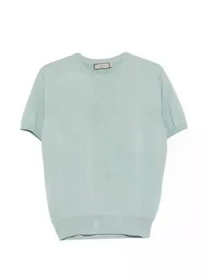 Canali Short-sleeve Knitted T-shirt