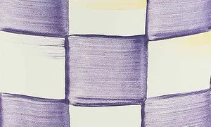 MACKENZIE-CHILDS Check Waste Bin - Violet