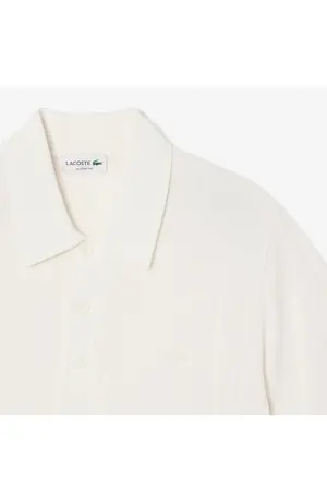 Lacoste Classic Fit Rib Polo - Flour