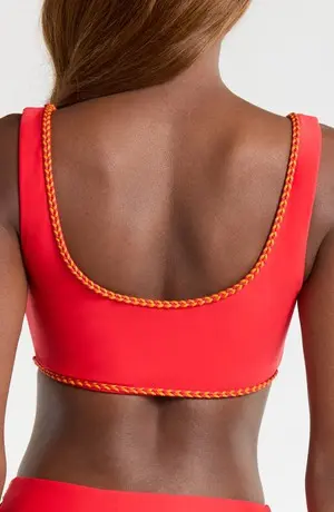 Ramy Brook Maeve Bikini Top - Flame