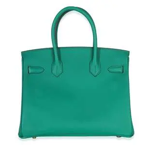 Hermès Vert Jade Epsom Birkin 30 - Green