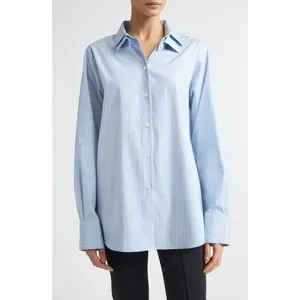 RÓHE Double Collar Striped Shirt