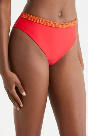Ramy Brook Peggy Bikini Bottom - Flame