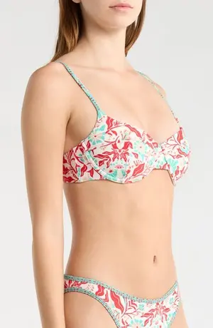 Ramy Brook Mona Print Underwire Swim Top