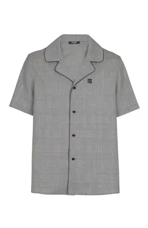 Balmain Short-sleeved Prince Of Wales Shirt