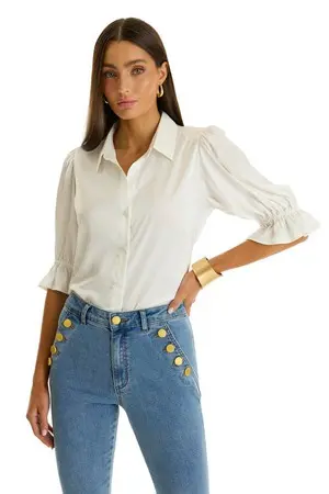 The Noli Shop Cuffed Blouses