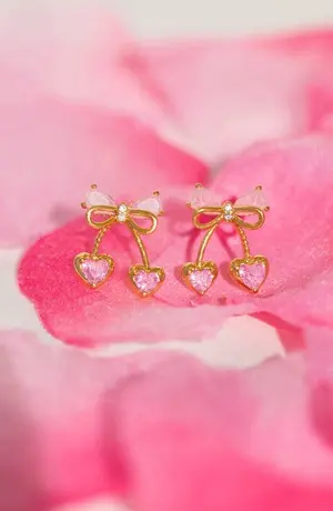GIRLS CREW Cherry Pie Stud Earrings