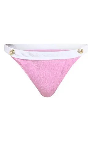 L'Agence Color Block Bikini Bottom - Blush