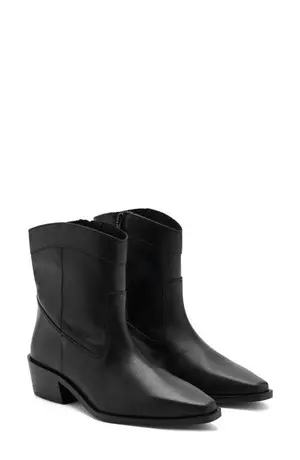 Mango Mid Heel Booties