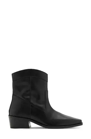 Mango Block Heel Bootie