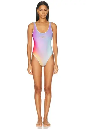 Casablanca One Piece Swimsuit - Glass Gradient