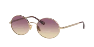 Chloé Chloé Round Frame Sunglasses Pink Gradient