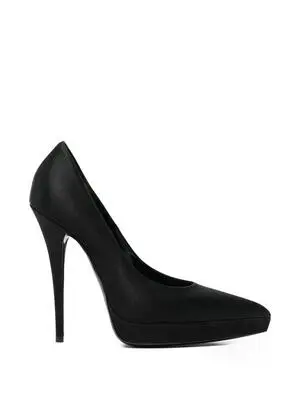 Saint Laurent Pointed Toe Leather Pumps