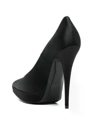 Saint Laurent Pointed Toe Leather Pumps