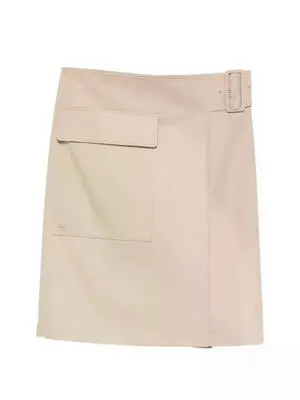 COURREGES Pocket Belted Midi Skirt